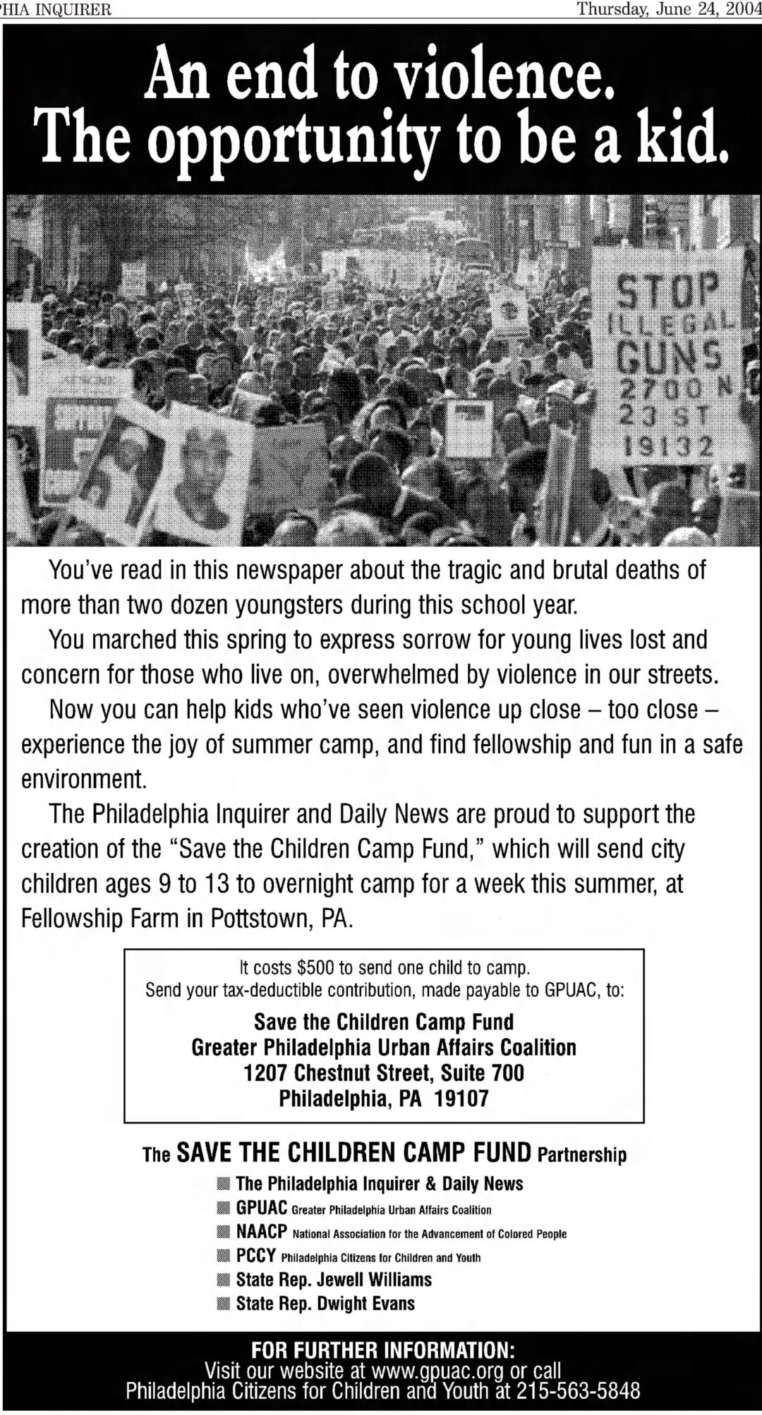 PCCY History | 40 Years