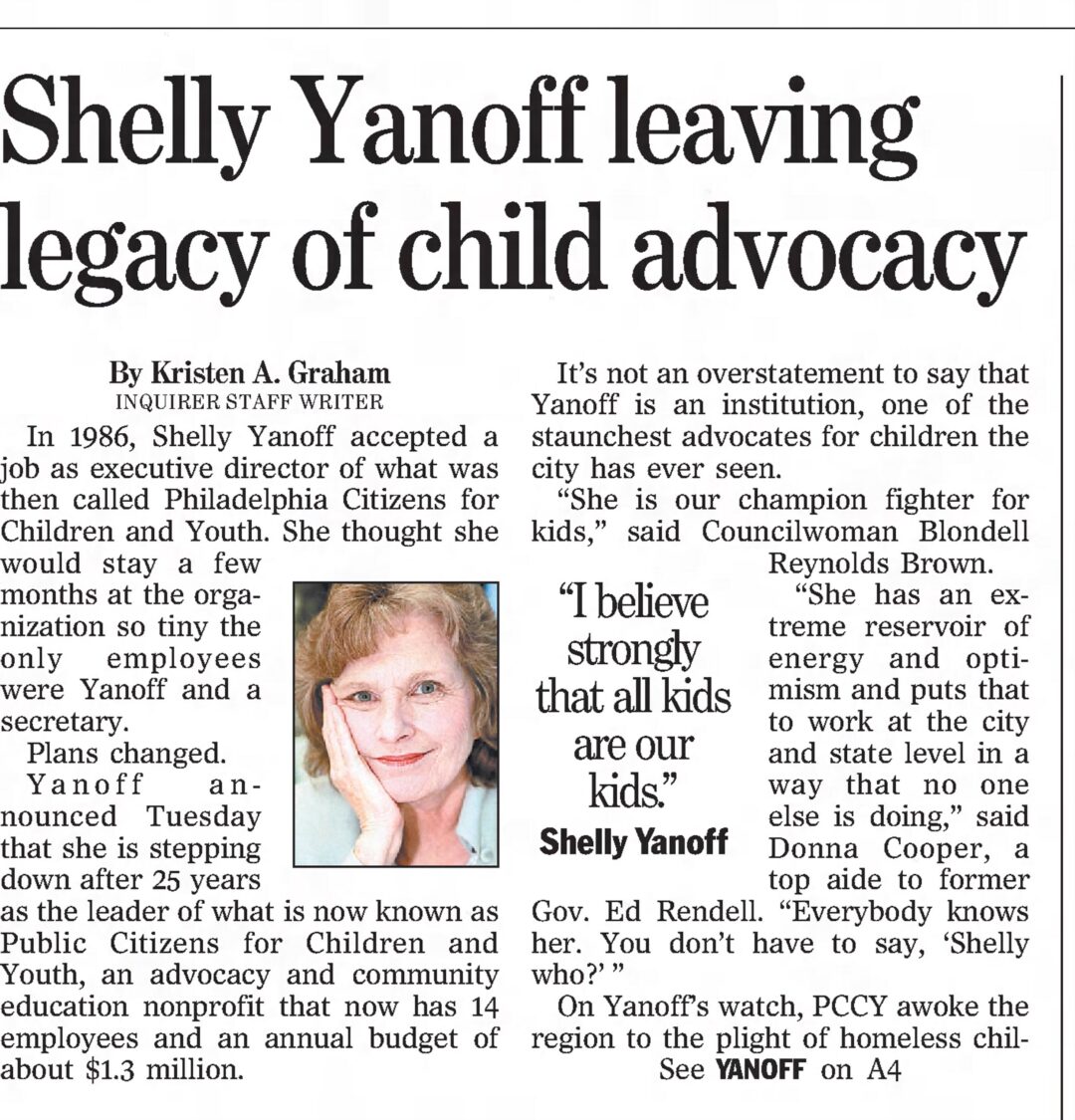 PCCY History | 40 Years