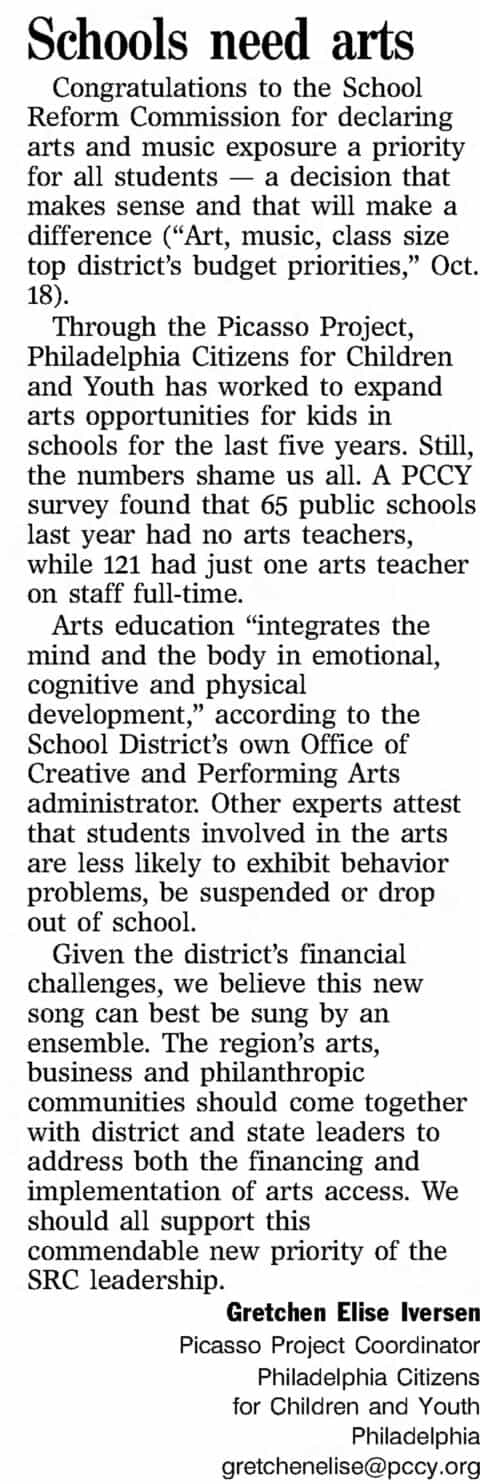 PCCY History | 40 Years